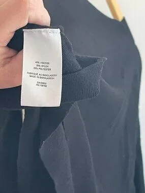 Reitmans | Sweaters | Reitmans Cozy Wide Neckline Black Sweater | Poshmark